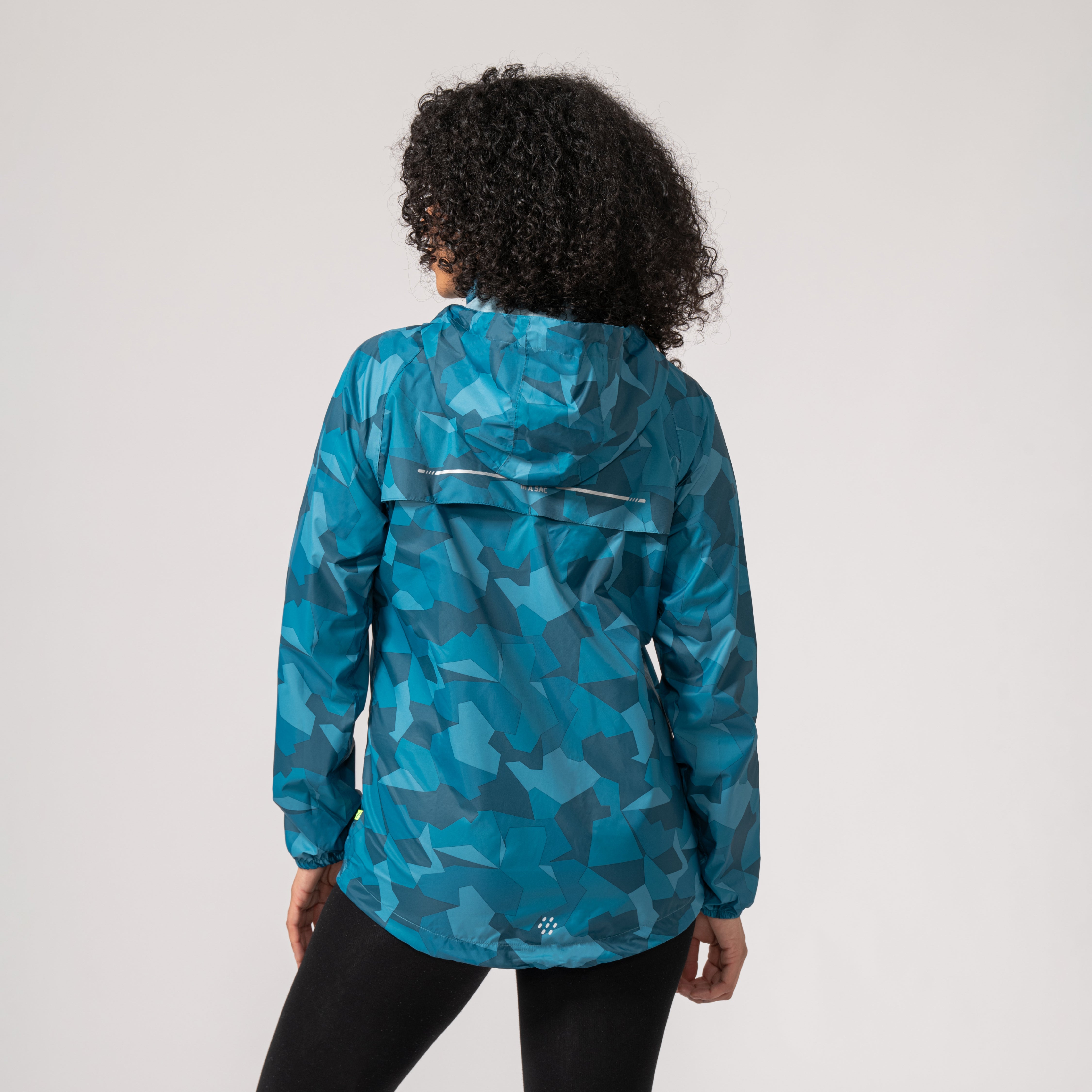 Origin Packable Jacket - Teal Camo – Mac in a Sac NZ