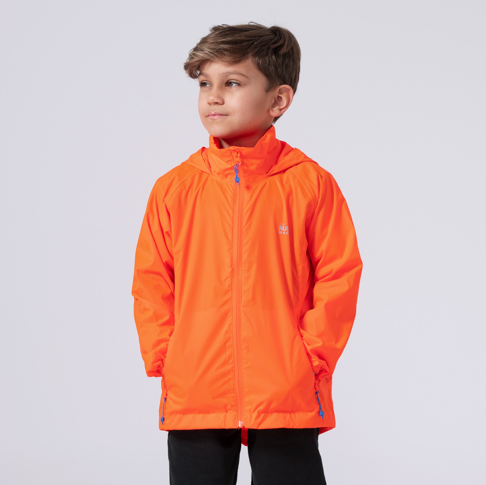 Origin Mini Packable Jacket - Neon Orange – Mac in a Sac NZ