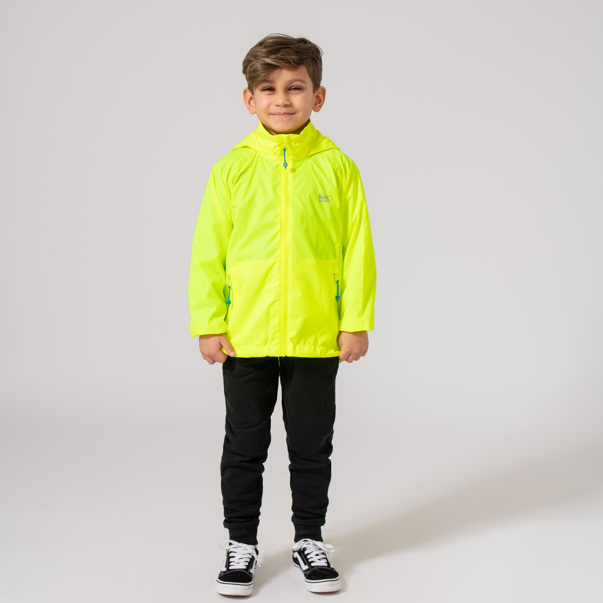 Origin Mini Packable Jacket - Neon Yellow – Mac in a Sac NZ