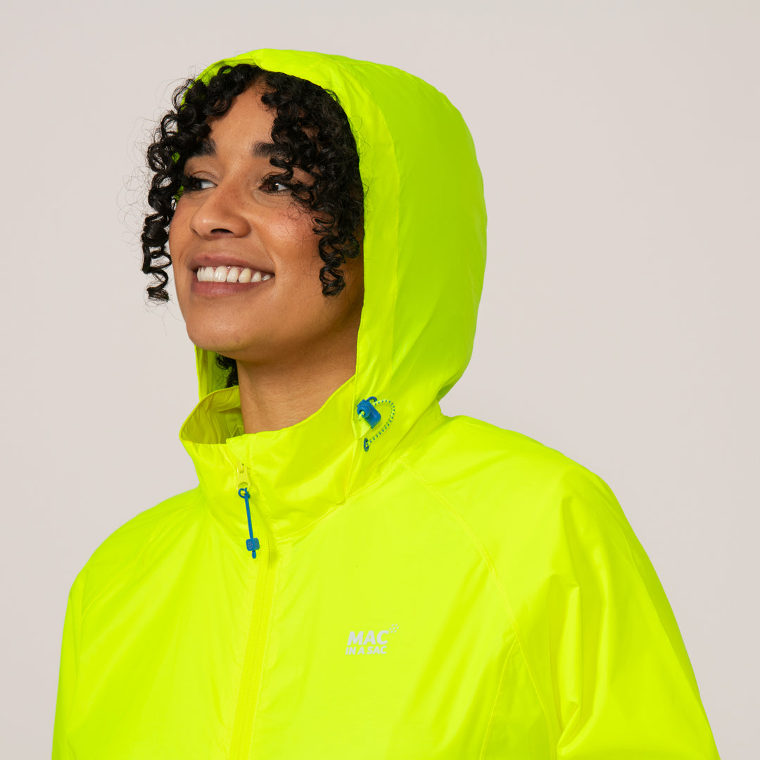Origin Packable Jacket - Neon Yellow – Mac in a Sac NZ