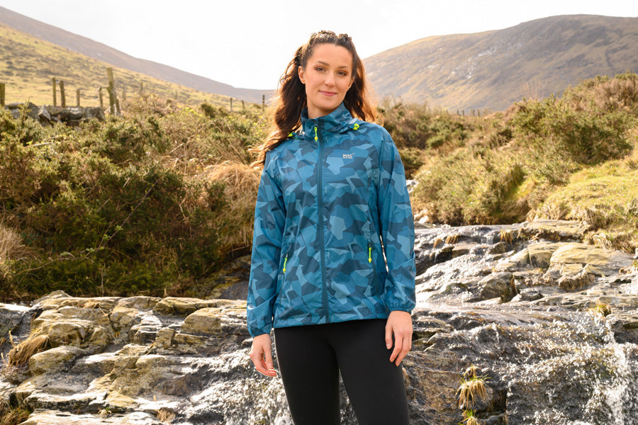 Origin 2 Packable Jacket - Teal Camo – Mac in a Sac NZ