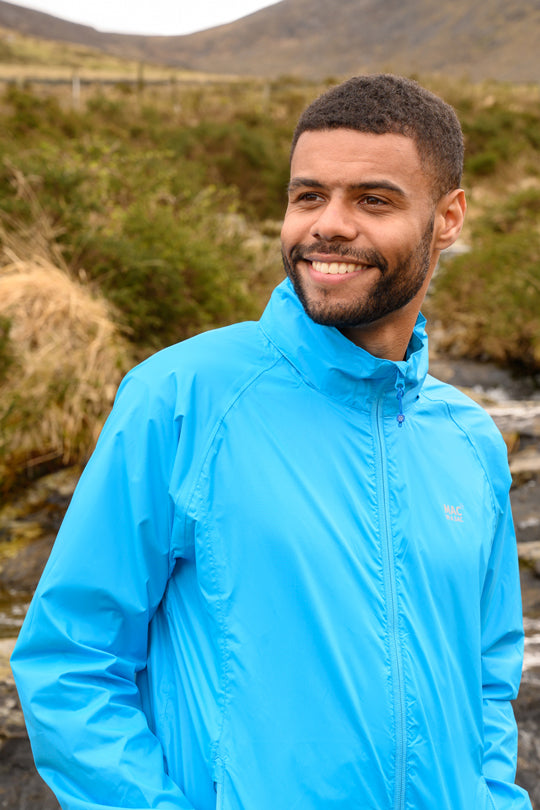 Origin 2 Packable Jacket - Neon Blue – Mac in a Sac NZ