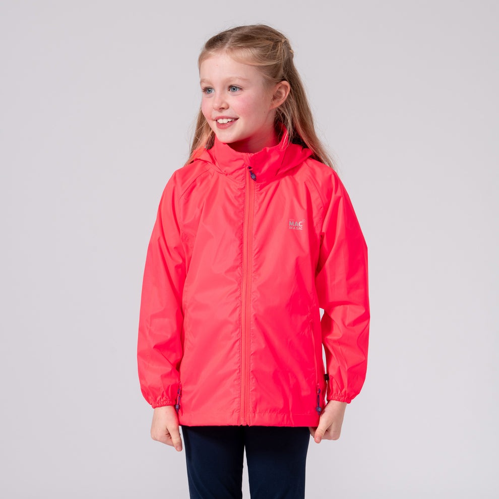 Origin Mini Packable Jacket - Neon Melon – Mac in a Sac NZ